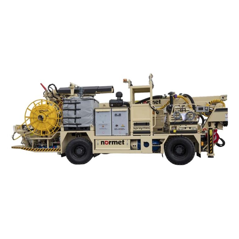 Lanzadora de concreto móvil Spraymec 8100 VC - AMC